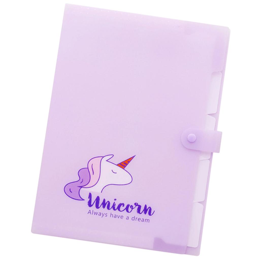 5 Pockets Office Expanding File Folder Document Accordion Organiser Pu Uniqbuy