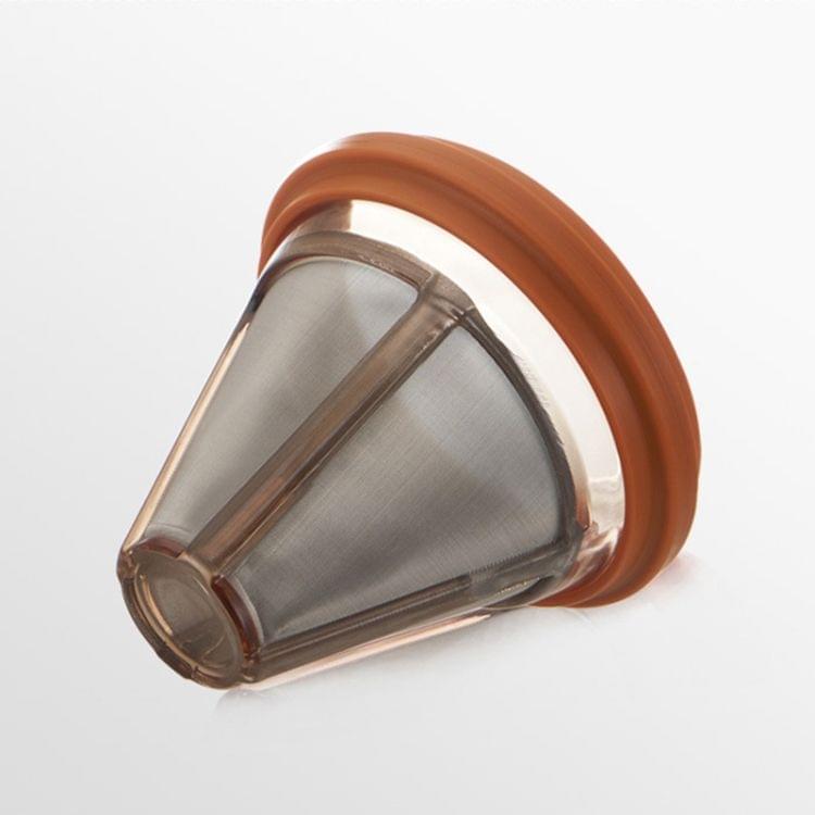 Stainless Steel Cone Shaped Pour Over Coffee Dripper with Double Layer ...