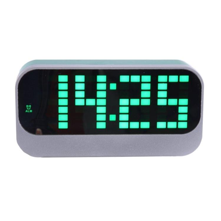 Desk Table Digital Backlight LED Alarm Clock with Time & Calendar & Te ...