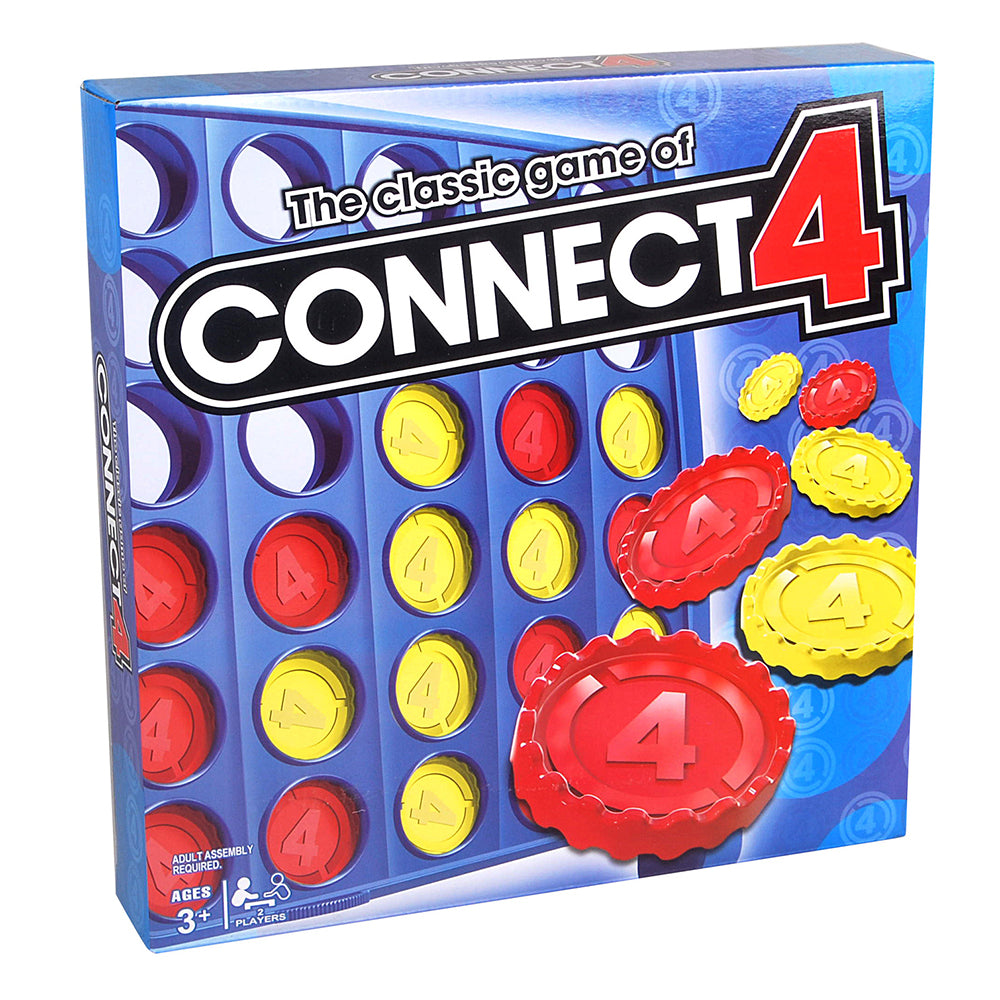 Gaming Connect 4 Classic Grid 4 in A Row Game Kids Strategy Board Game ...