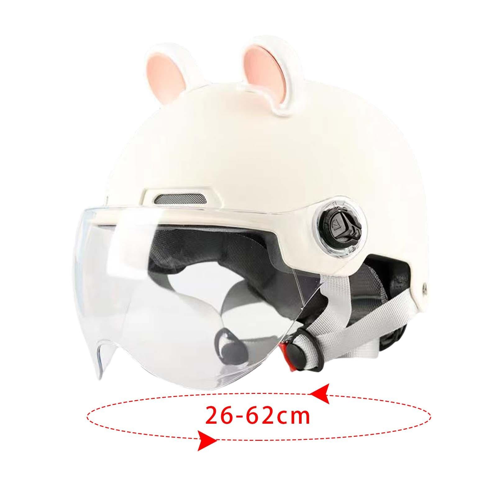 Open Face Moped Helmet Accessory for Electric Motorcycles Chopper Mope ...