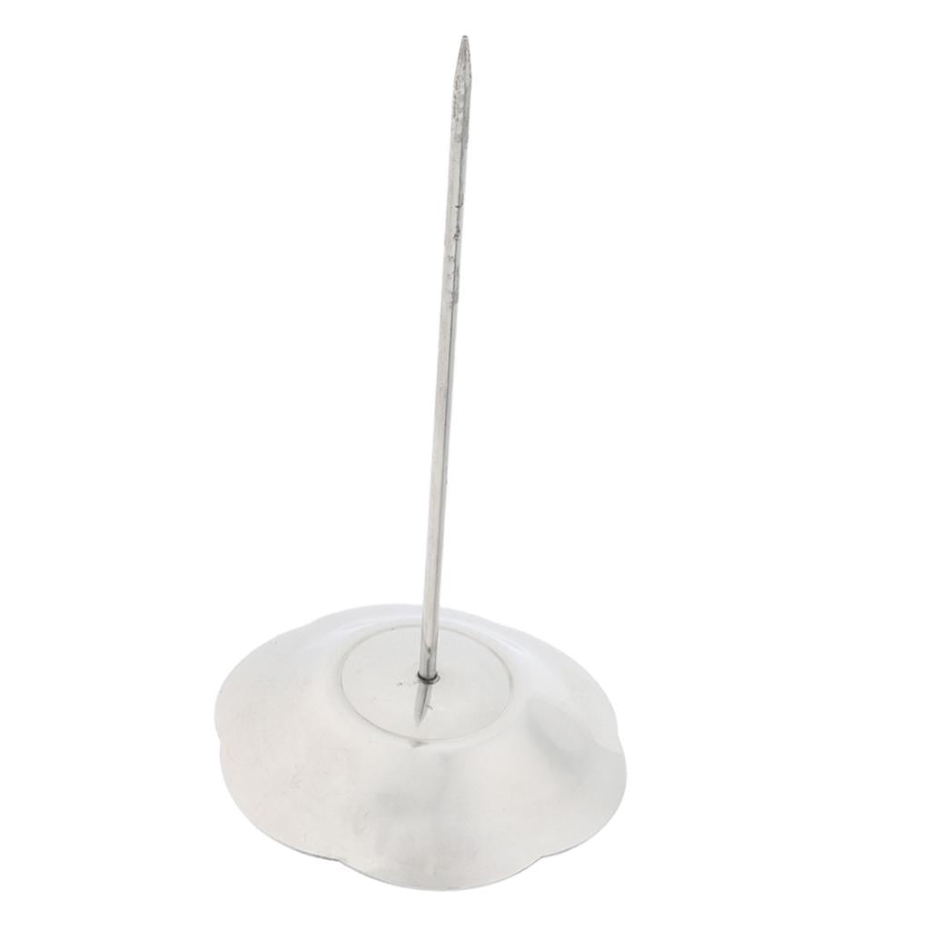 Stainless Steel Rod Paper Memo Bill Fork Receipt Note Spike Stick flow ...