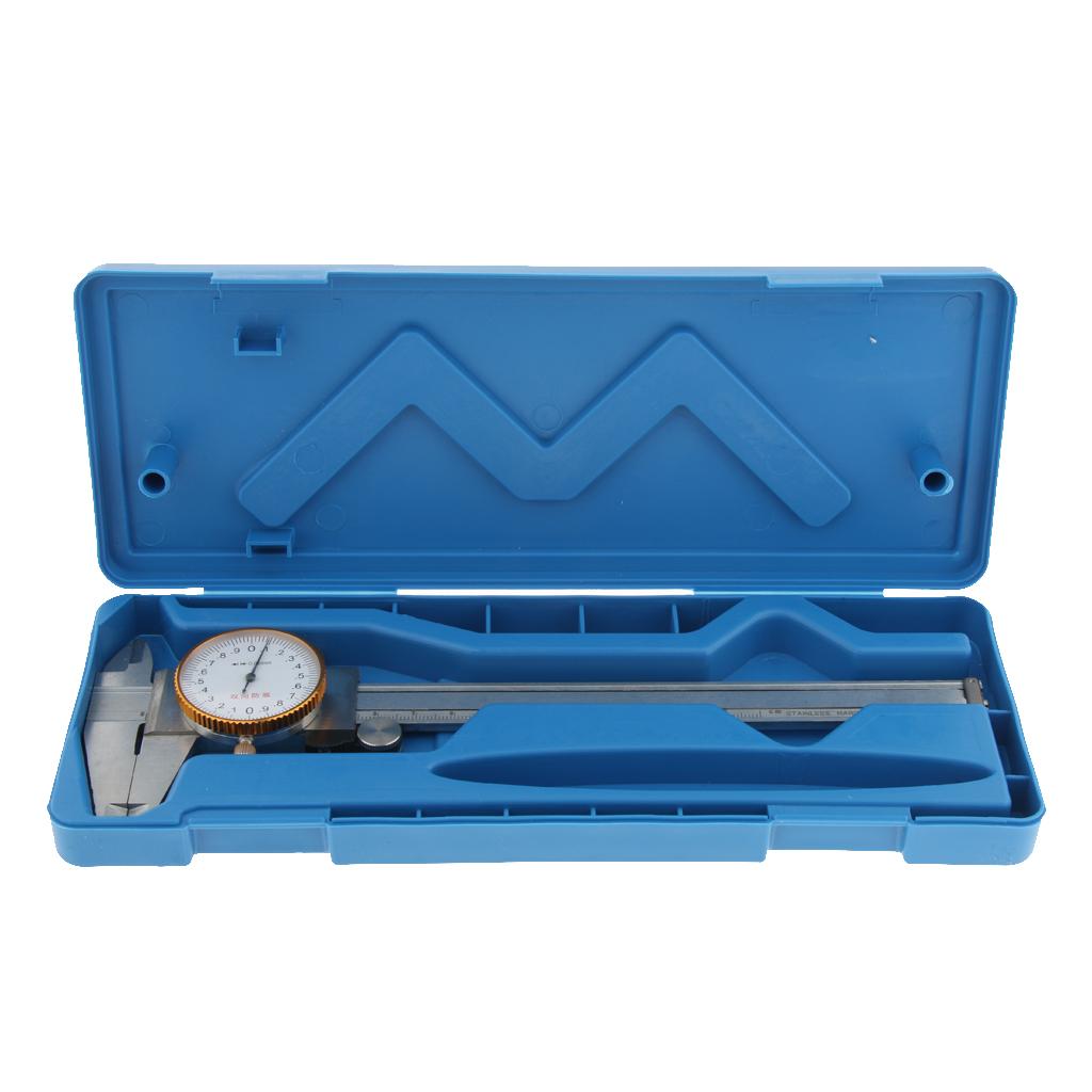 0-150mm/0.02 Dial Caliper Stainless Steel Vernier Caliper Inspection G ...