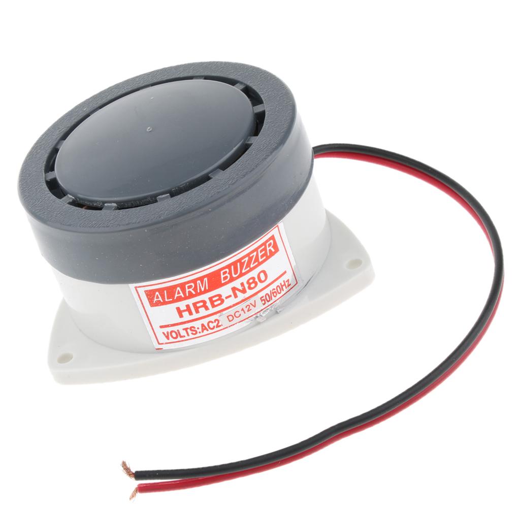 12V Industrial 95dB Loud Security Sound Alarm Buzzer Siren Horn Speake ...