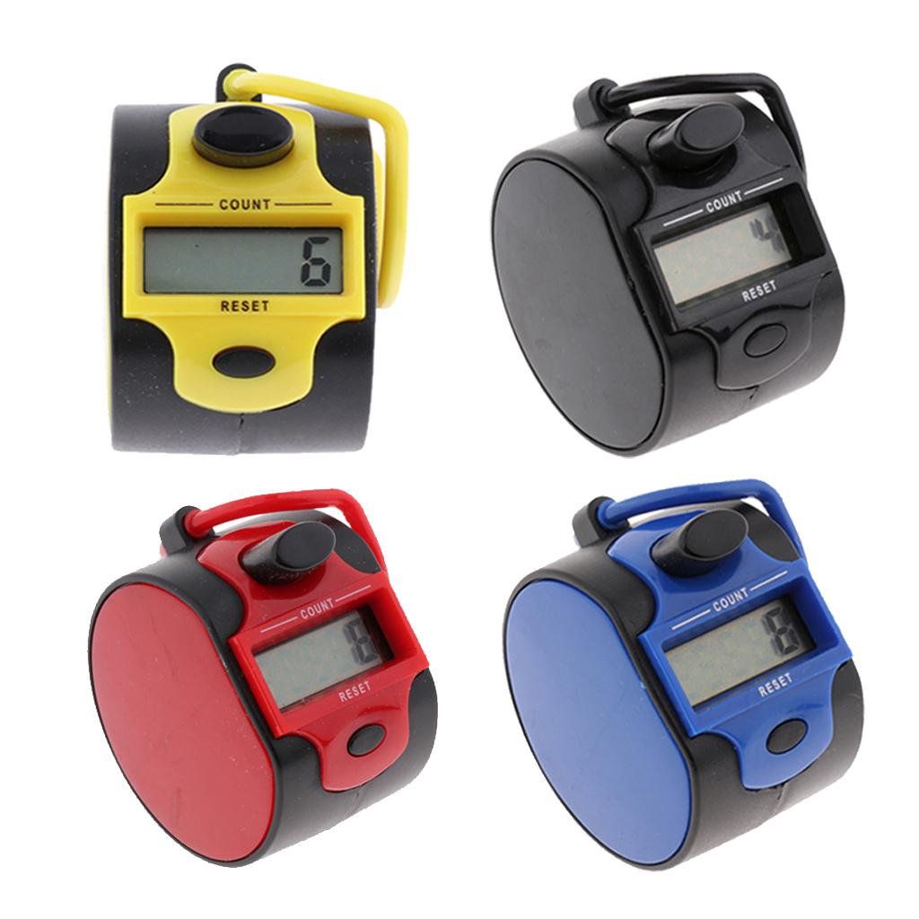 Tally Counter Handheld Digit Number Lap Counter Manual Mechanical Yell ...