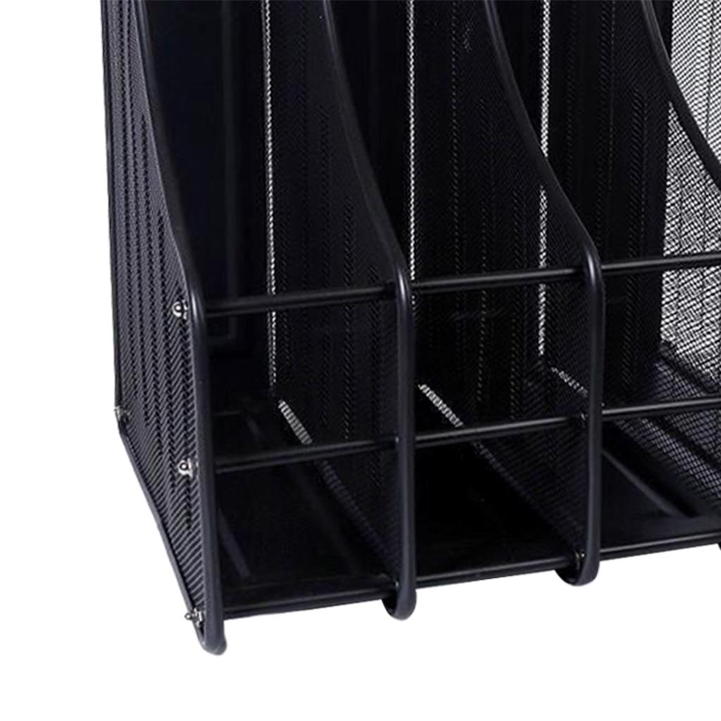 Magazine file Holder Collapsible Wrought Iron for Rack Office Data Sto ...