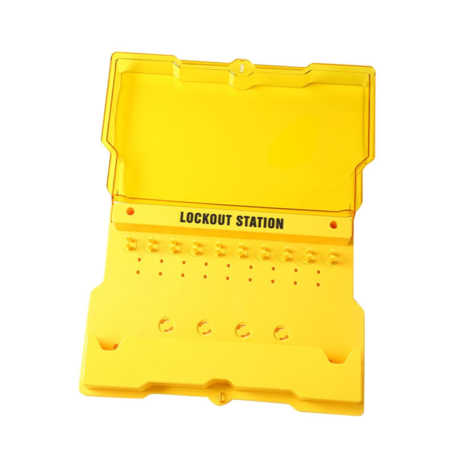 Wall Mounted Lockout Station Lockout Storage Cabinet Portable for Comp ...