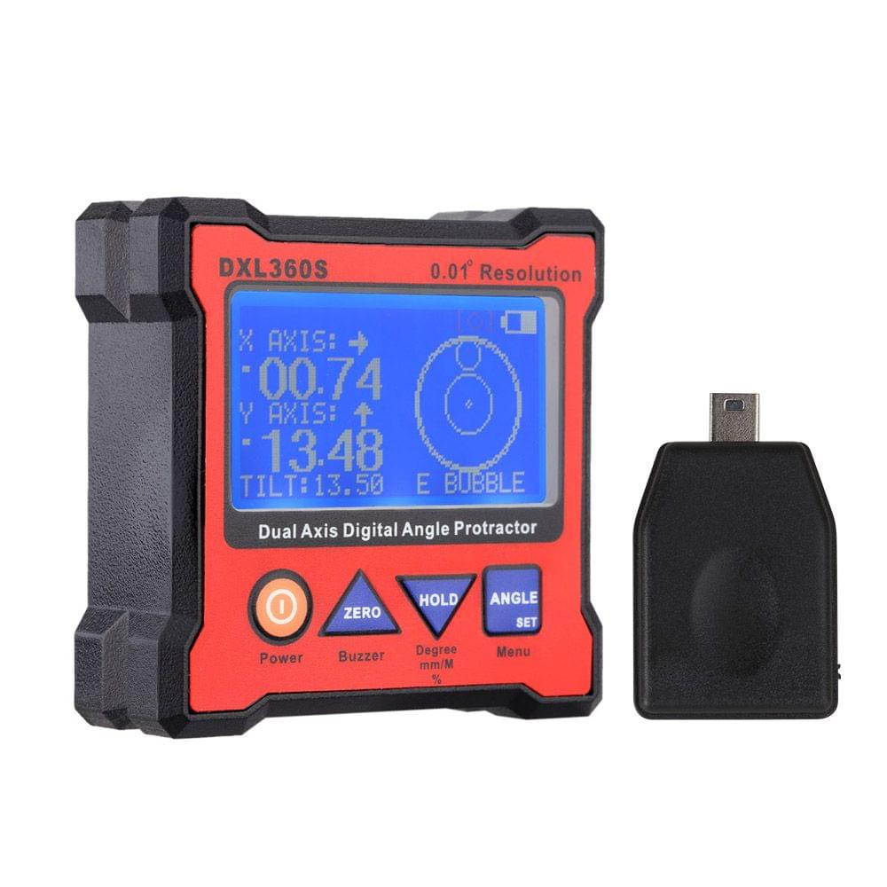 DXL360S Dual Axis Digital Angle Protractor High-precision – UNIQBUY