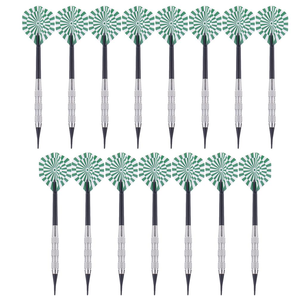 15 Pieces Classic Style Home Game Soft Tip Darts Safety Soft Darts Set ...