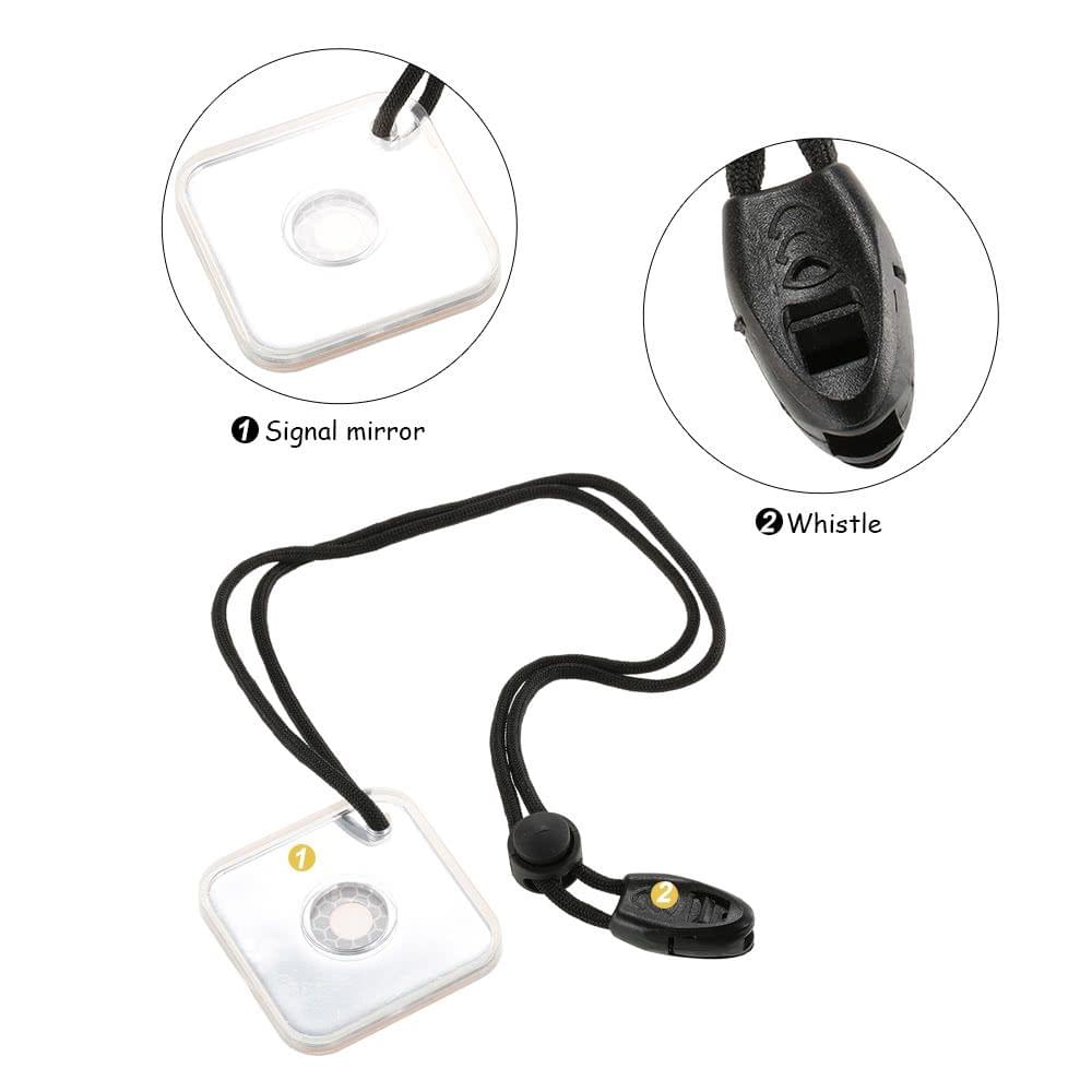 Heliograph Signal Mirror with Whistle Emergency Survival Tool – UNIQBUY