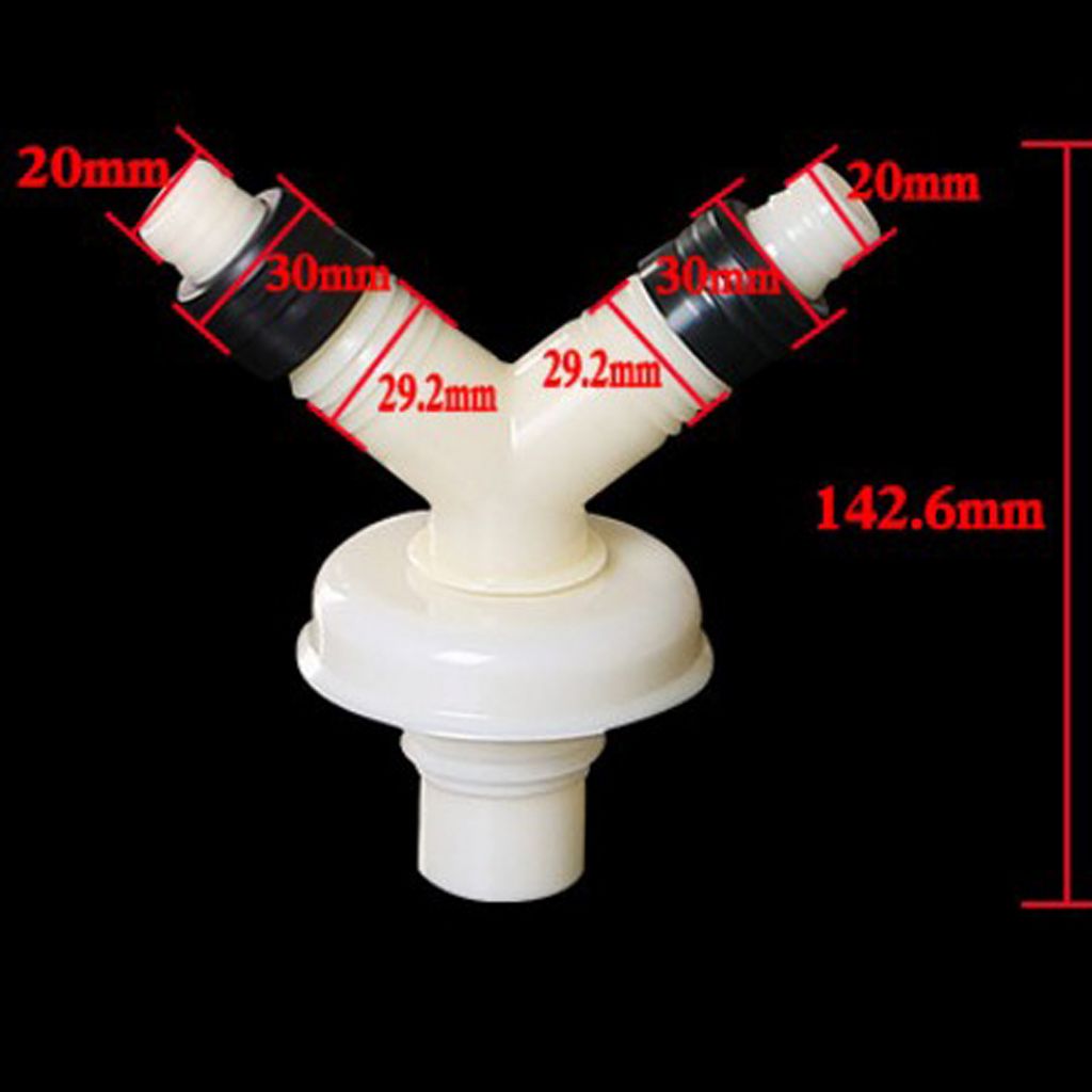 Washing Machine Dishwasher Outlet Hose Connector Drain Hose Coupling Y ...