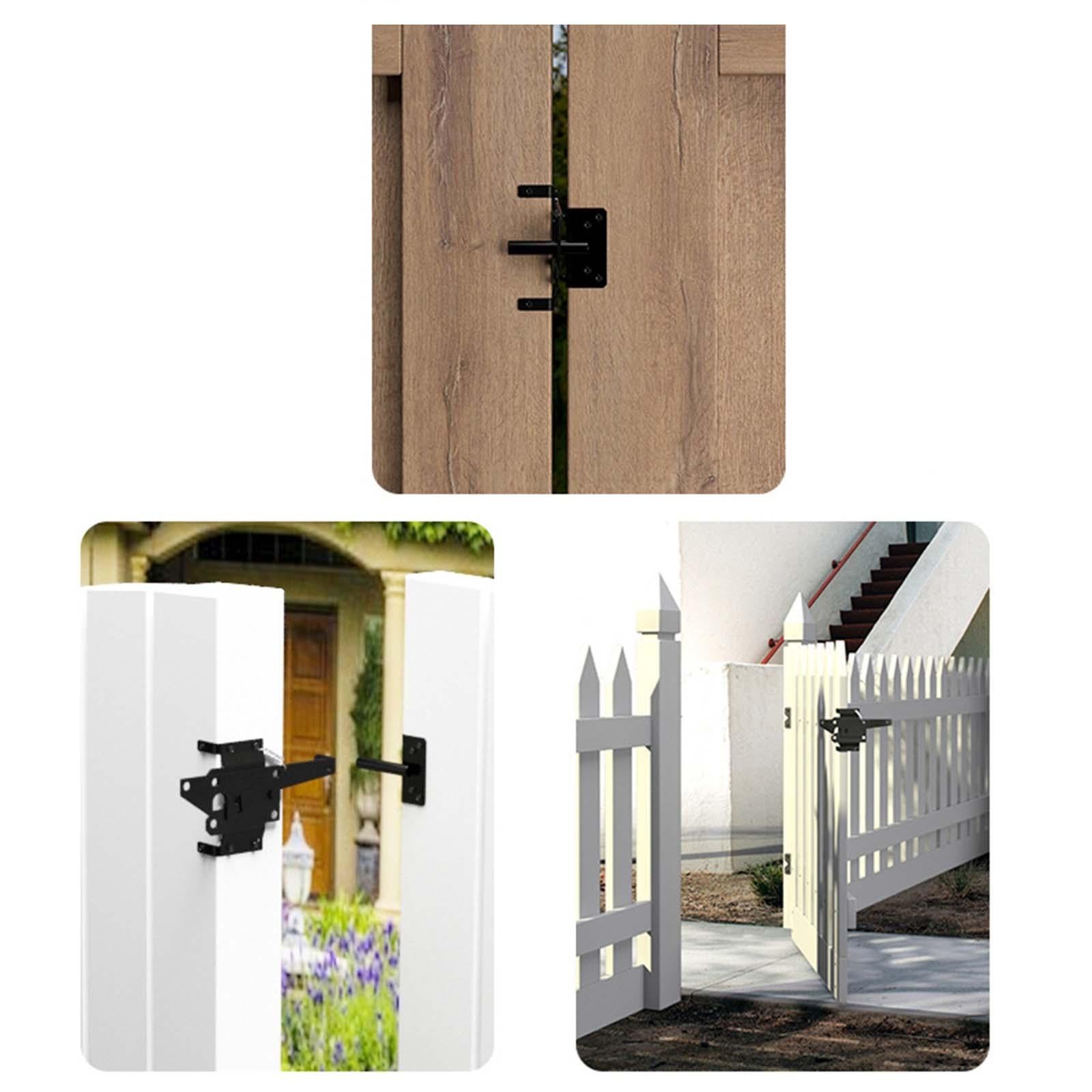 Heavy Duty Fence Gate Hinge Carbon Steel Black for Cabinet Fences Shed ...