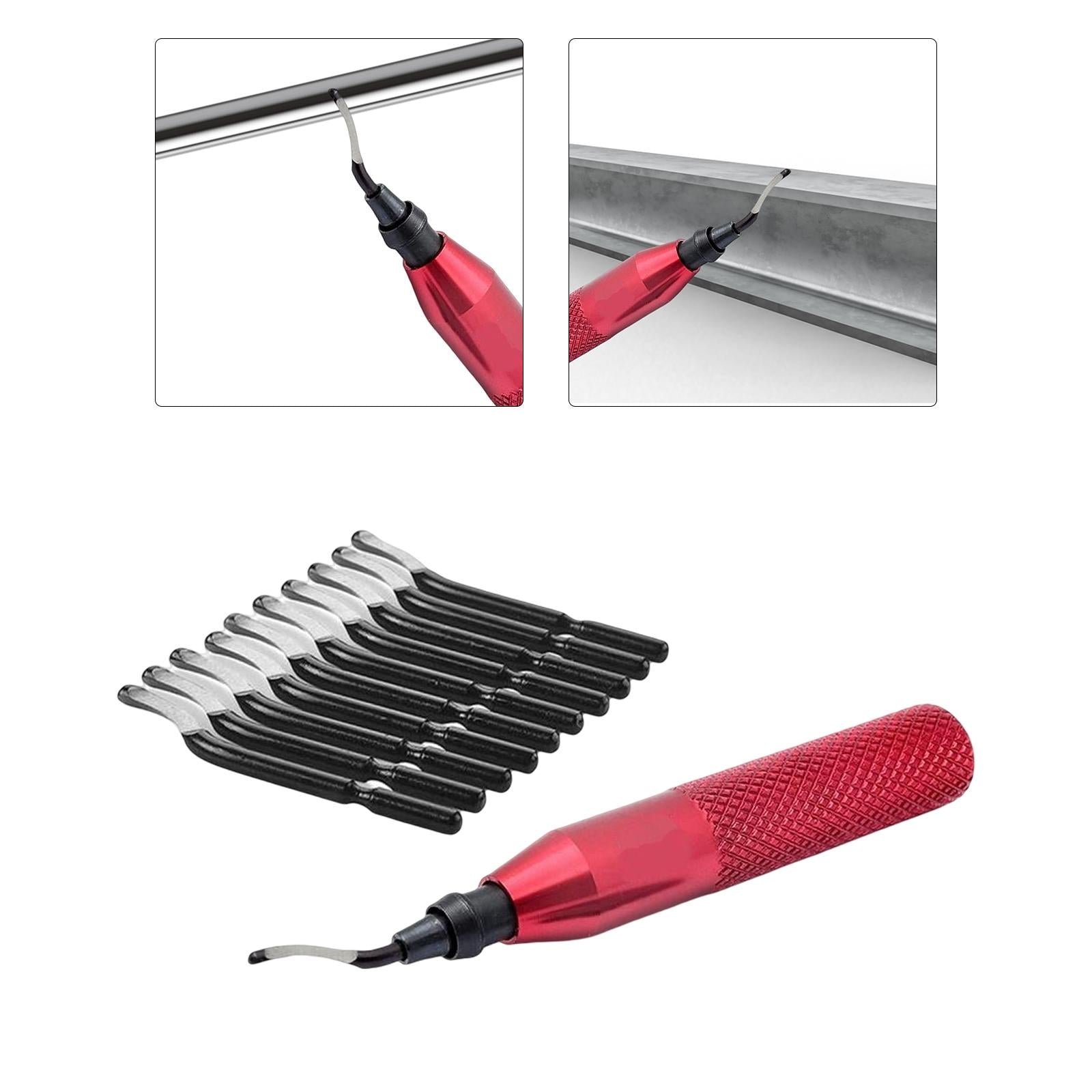 Deburring Tool Kit with BS1010 Deburring Blade 3D Printing Red – UNIQBUY