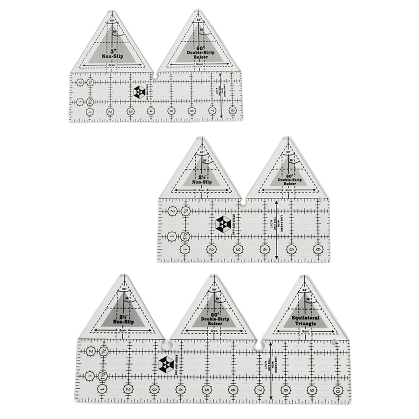 Acrylic Cloth Ruler Double Strip Quilting Ruler,Quilt Rulers for Sewin ...