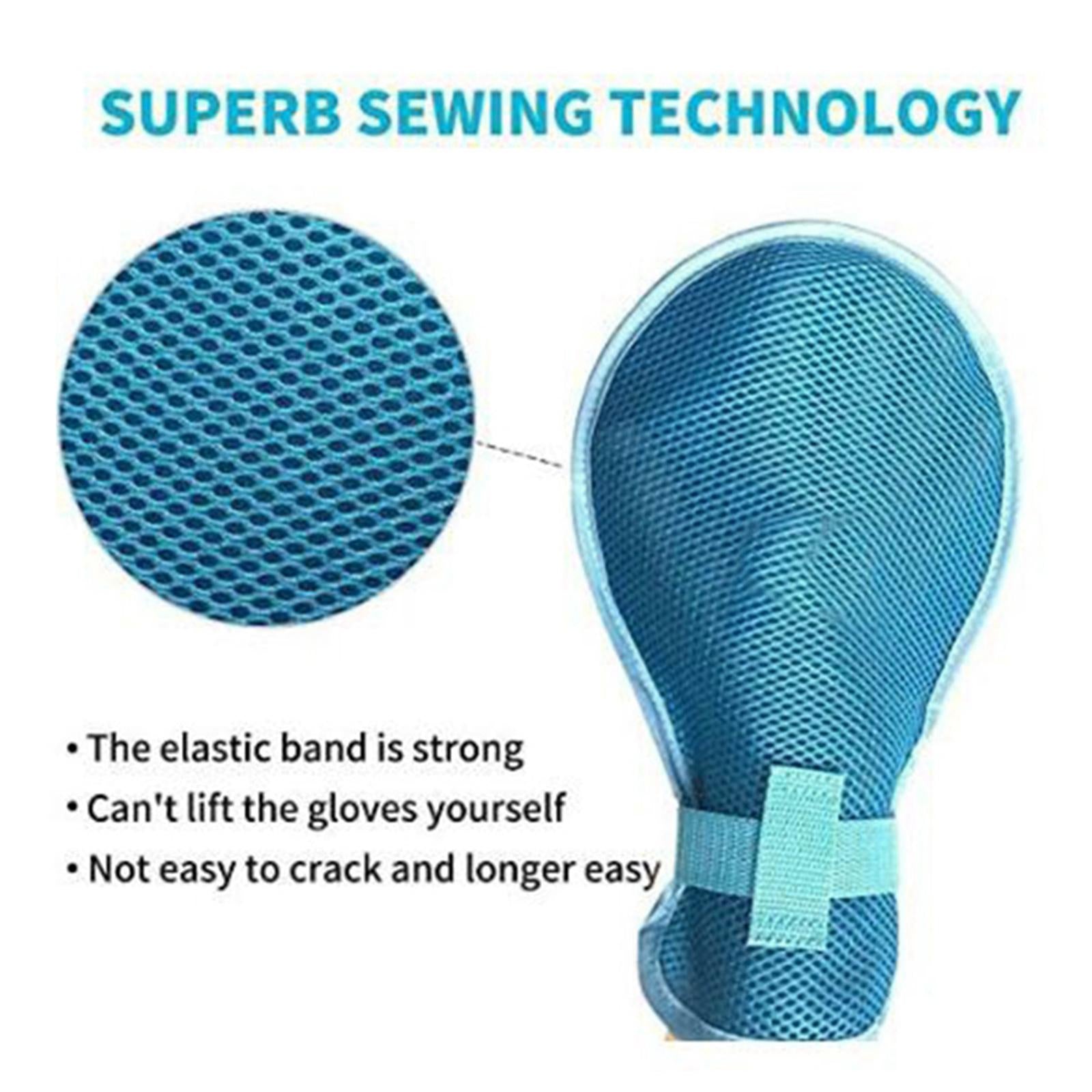 Safety Restraint Dementia Gloves Finger Control Mitts for Restraints P ...