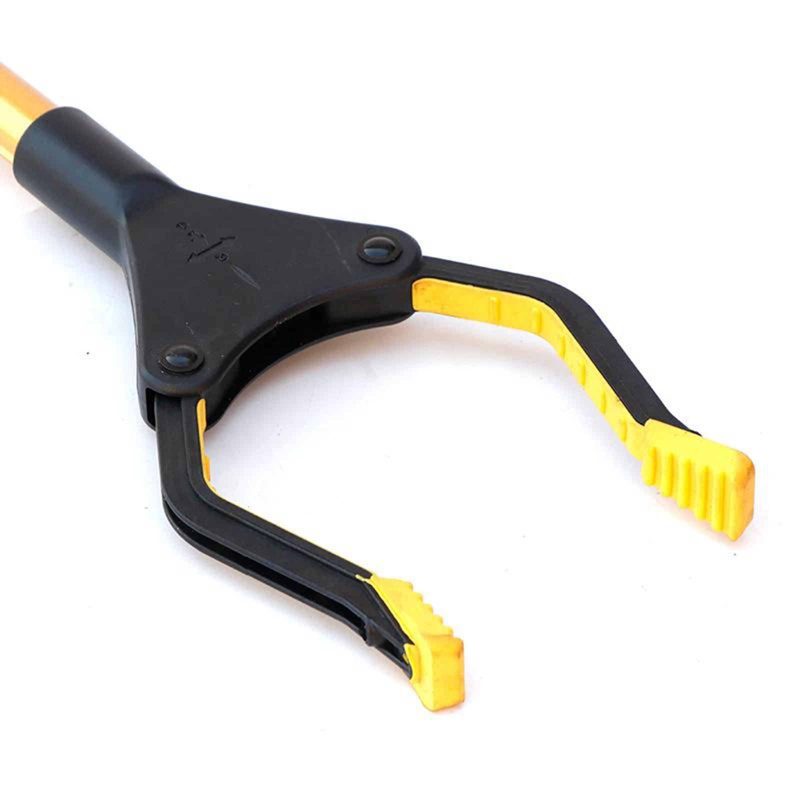Foldable Reacher Picker Pick Up Tools Gripper Extender Grabber Golden ...