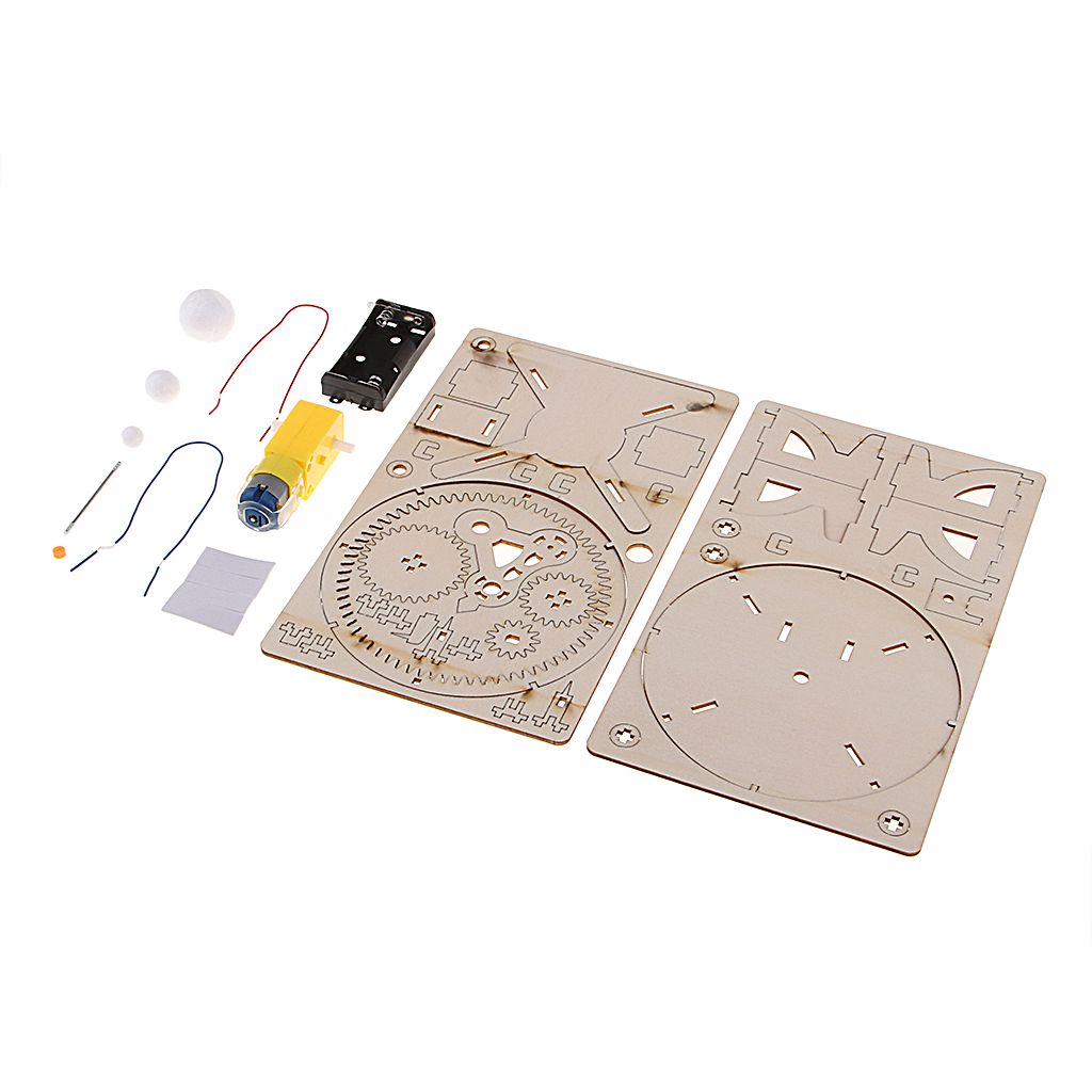 Kids DIY Model Kit Sun Earth Moon Orbital Educational Scale Science Pr ...