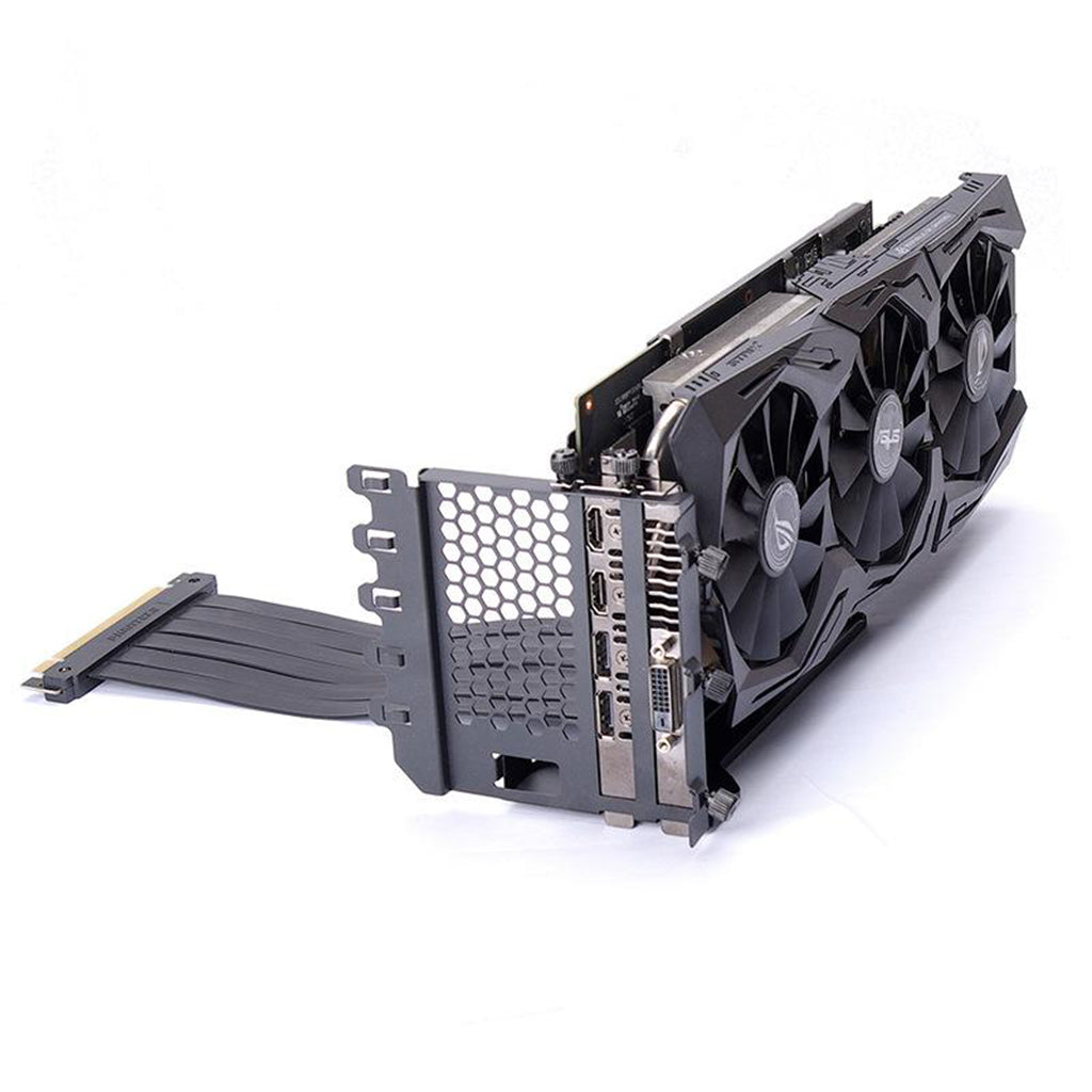 Premium PC GPU Extension Line PCI-E Vertically Card Bracket with Screw ...