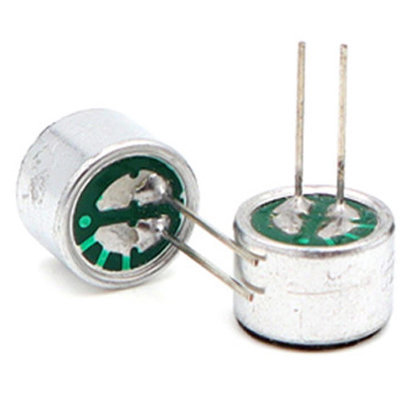 Aluminum Electret Microphone Mini Electret Microphone Condenser Pickup ...