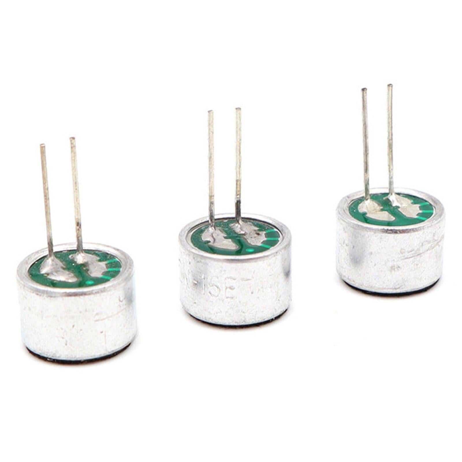 Aluminum Electret Microphone Mini Electret Microphone Condenser Pickup ...