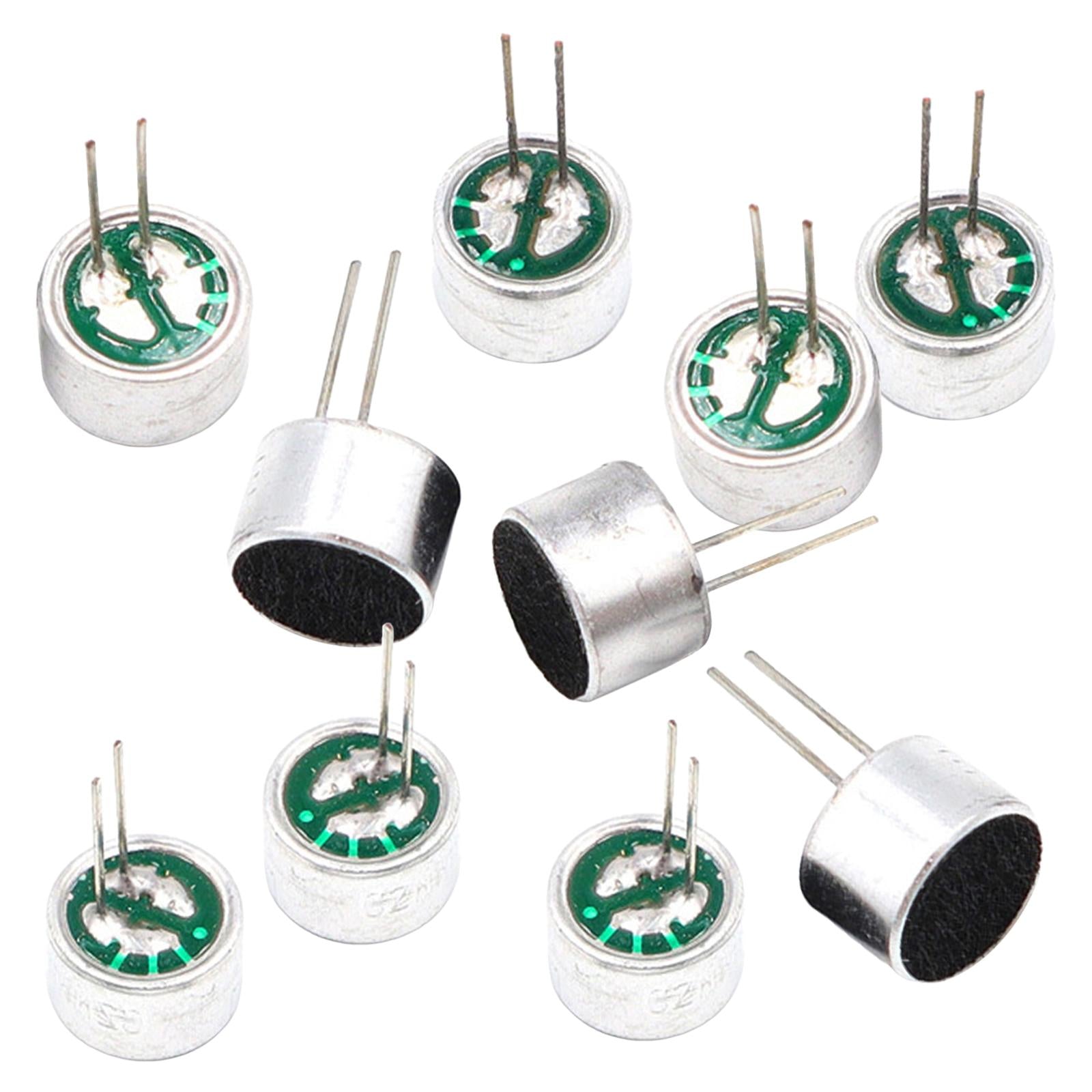 Aluminum Electret Microphone Mini Electret Microphone Condenser Pickup ...