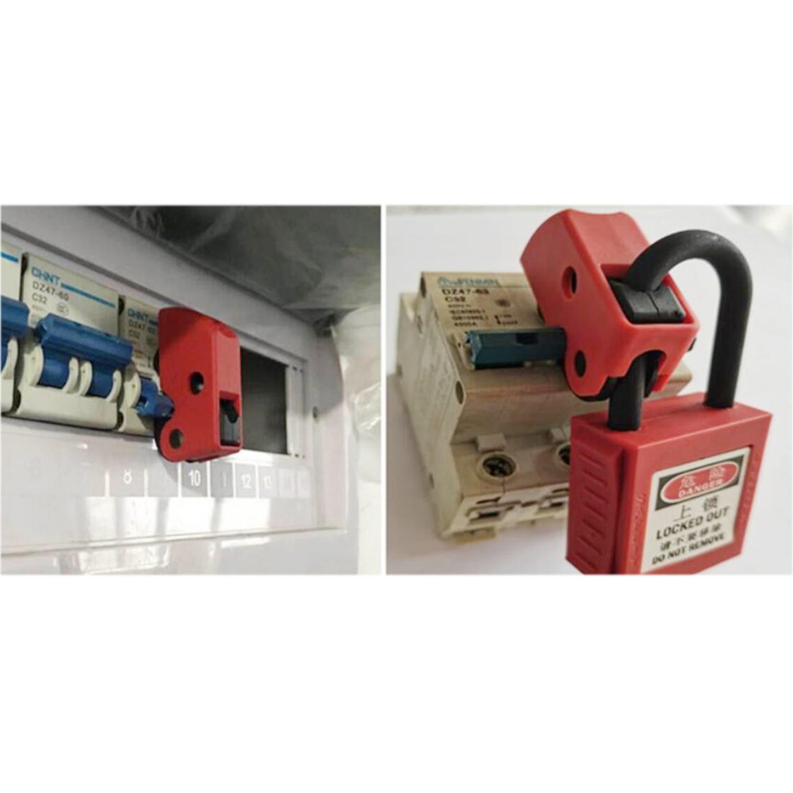 Universal Mini Circuit Breaker Lockout Safety Isolation Screw Protecti ...