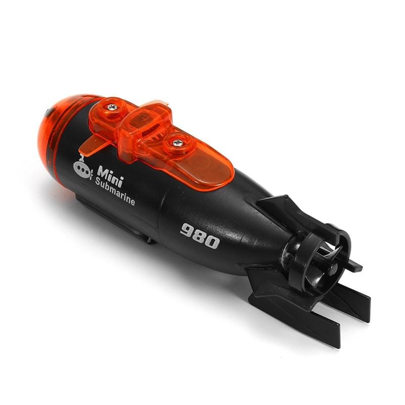 Mini Micro Radio Remote Control RC Submarine Ship Boat With LED Light ...