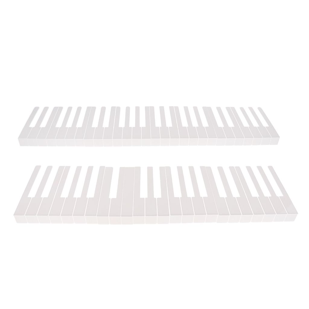 1 Set 52 Keys Piano Keyboard Replacement Keytops Kit – UNIQBUY