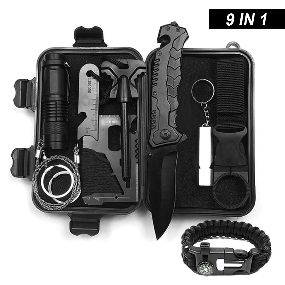 Multifunctional Survival Kit Outdoor Emergency Survival Kit – UNIQBUY